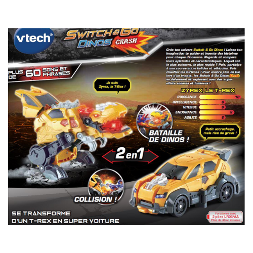 Vtech Zyrex le T-Rex - Crash - Mimitoyz